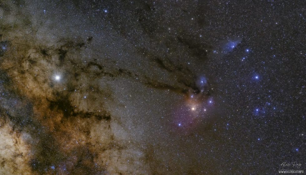 Rho Ophiuchi cloud complex, Milky Way | Astrocat