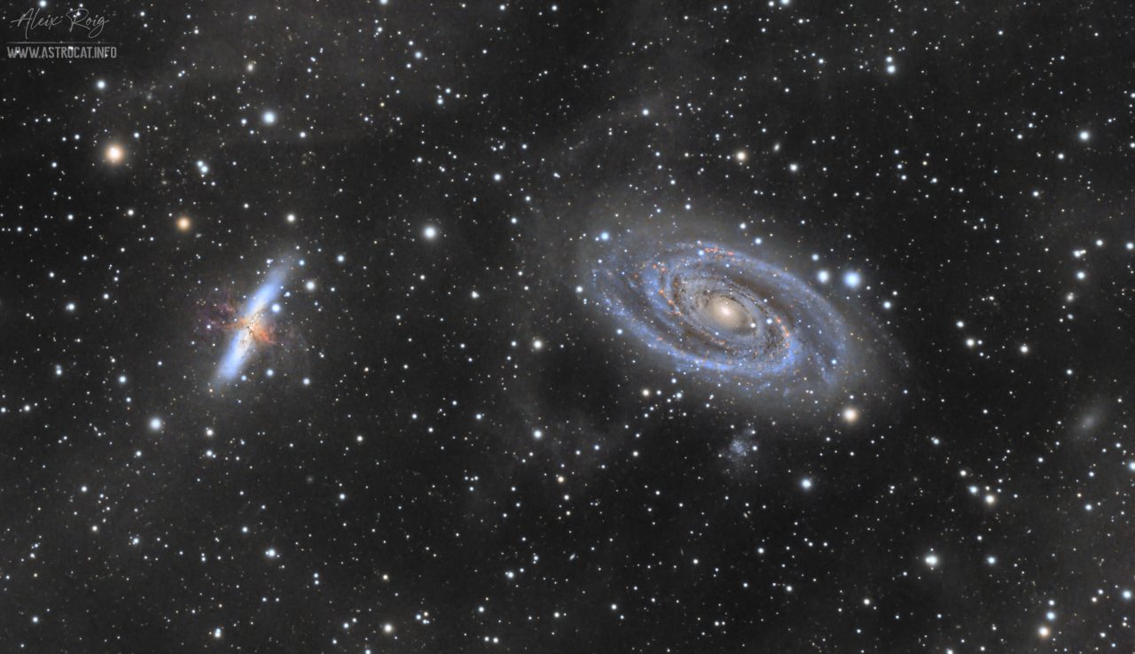Integrated Flux Nebula around M81 and M82 | Astrocat