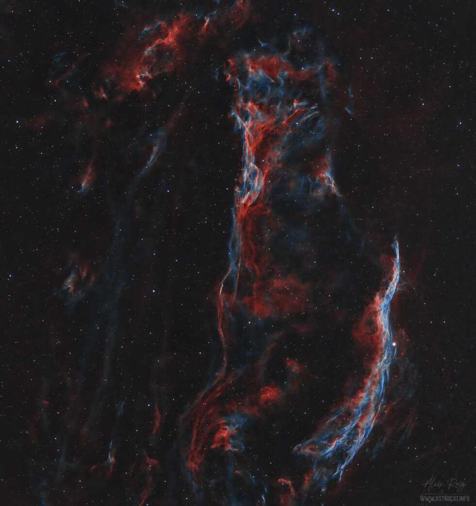 Cygnus Loop Nebula, test image | Astrocat